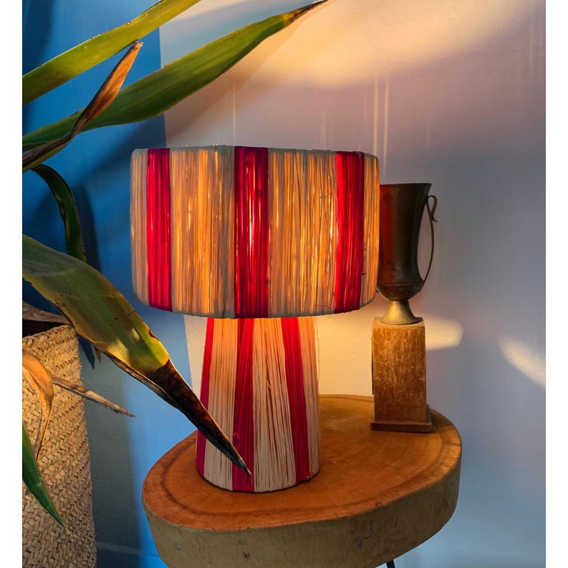 Raffia Lamp Shade - Etsy