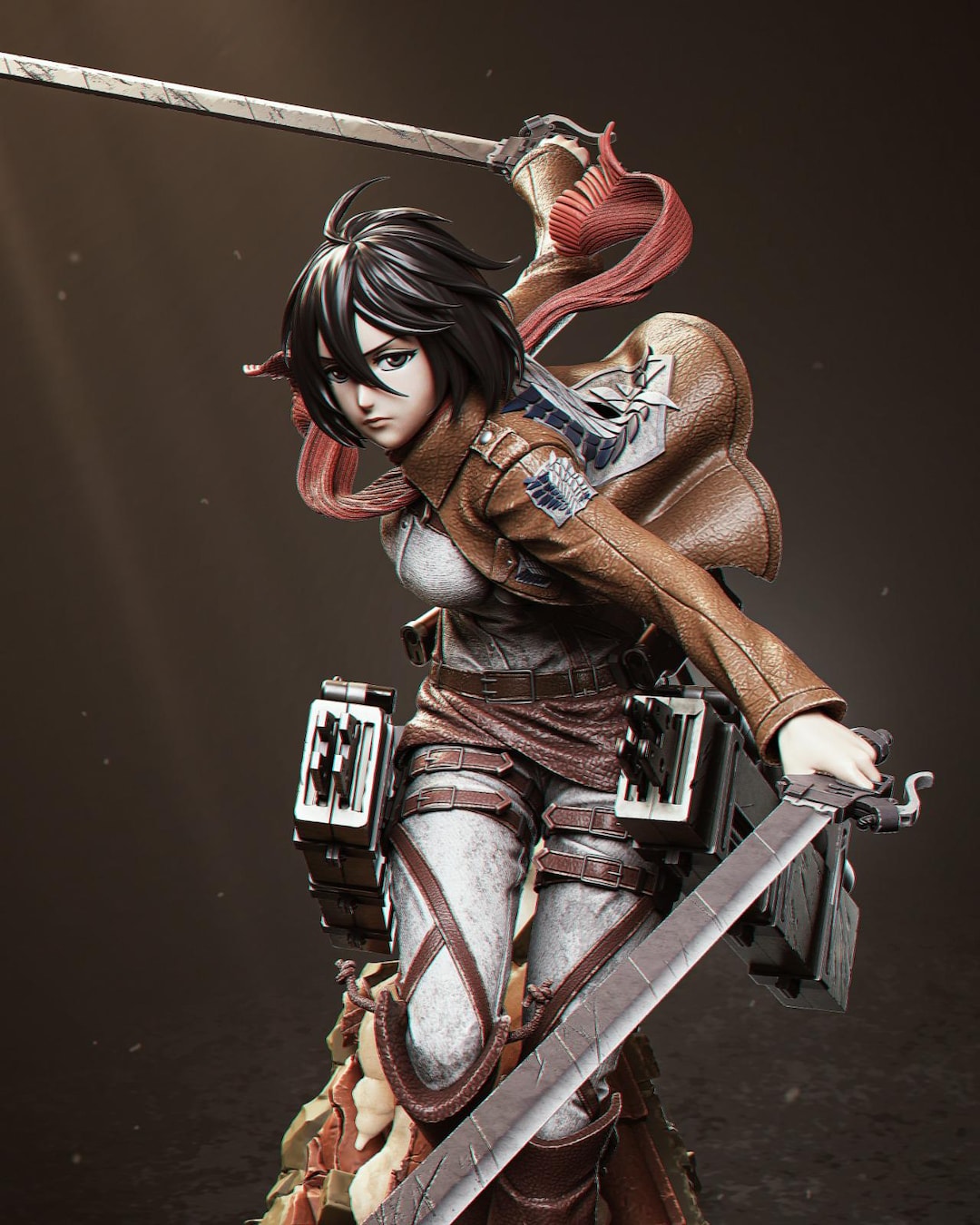 Mikasa Ackerman AOT STL - Etsy