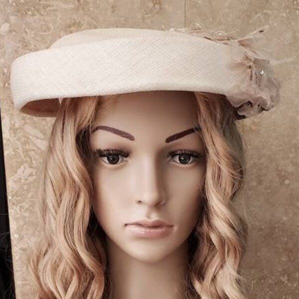 Vintage Ivory Hat - Etsy