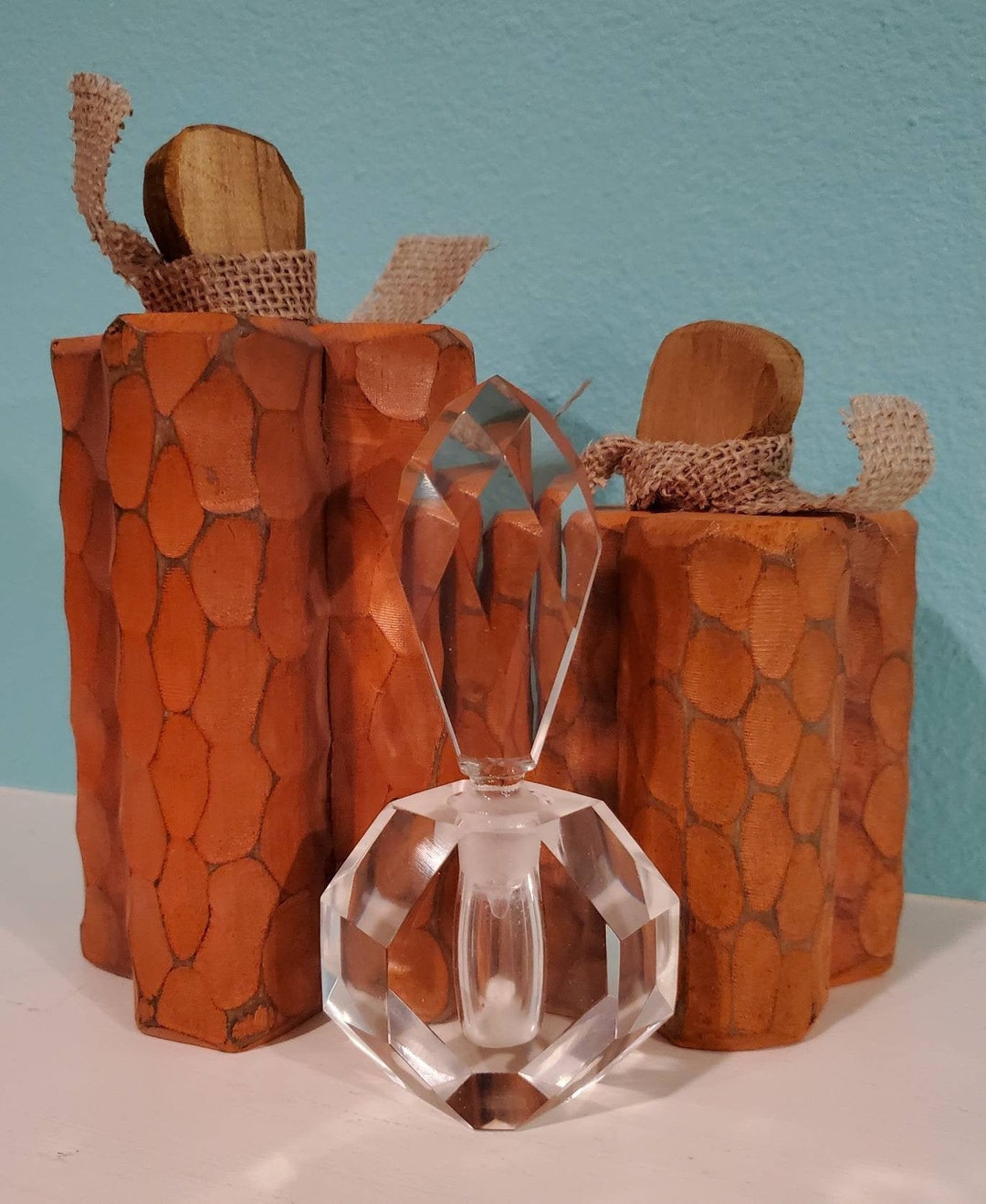 Art Deco Decanter Atomizer Perfume Fragrance Cologne Bottle Container ...