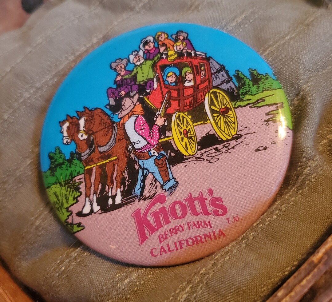 Knotts Berry Farm Pin Button Badge Theme Amusement Park California ...