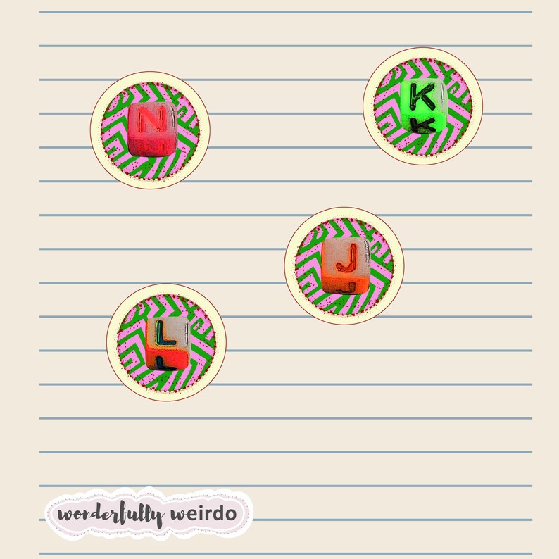 Colorful Alphabet Stickers Printable | English Letters & Numbers Set ...