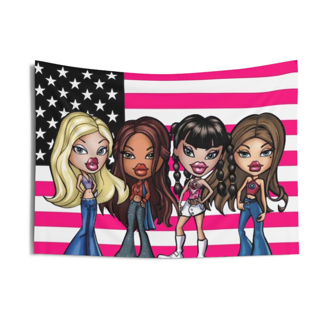 Bratz Cloe Jade Yasmin Jade Indoor Wall Tapestry, Barbie Monster High ...