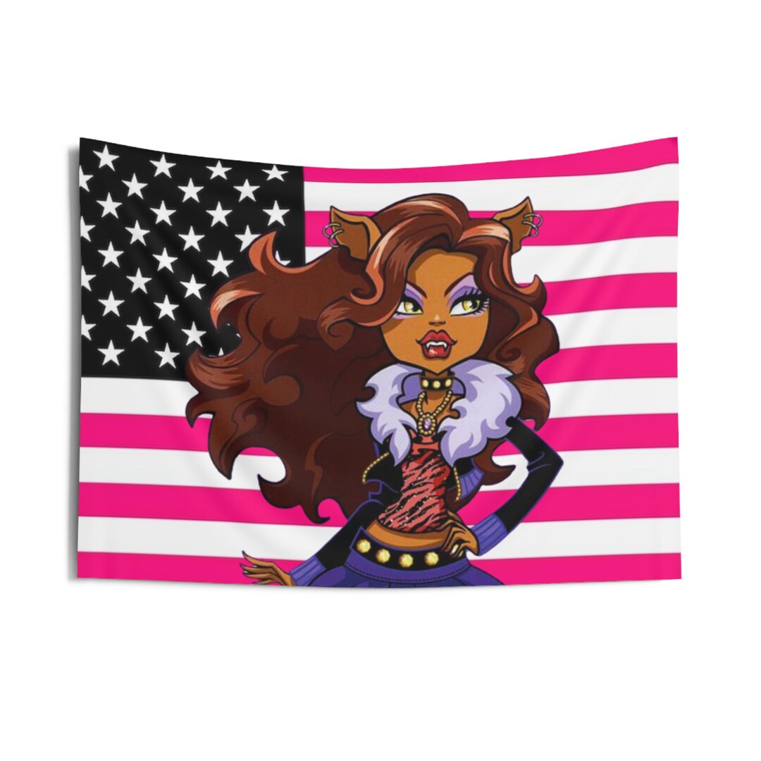 Clawdeen Wolf Monster High Indoor Wall Tapestry, Mcbling Alternative ...