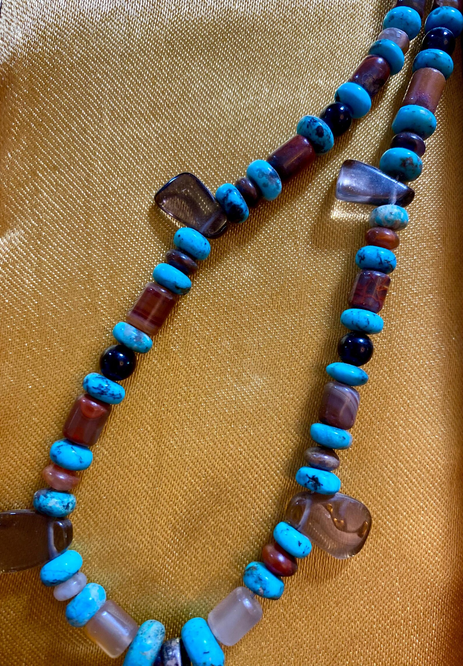Native Alaskan Carved Bone Necklace – Eagle Hat & Tribal Figure W ...