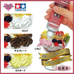 A Set of 2 Icing Tips for Tamiya Topping Master Fake Whipped Cream ...