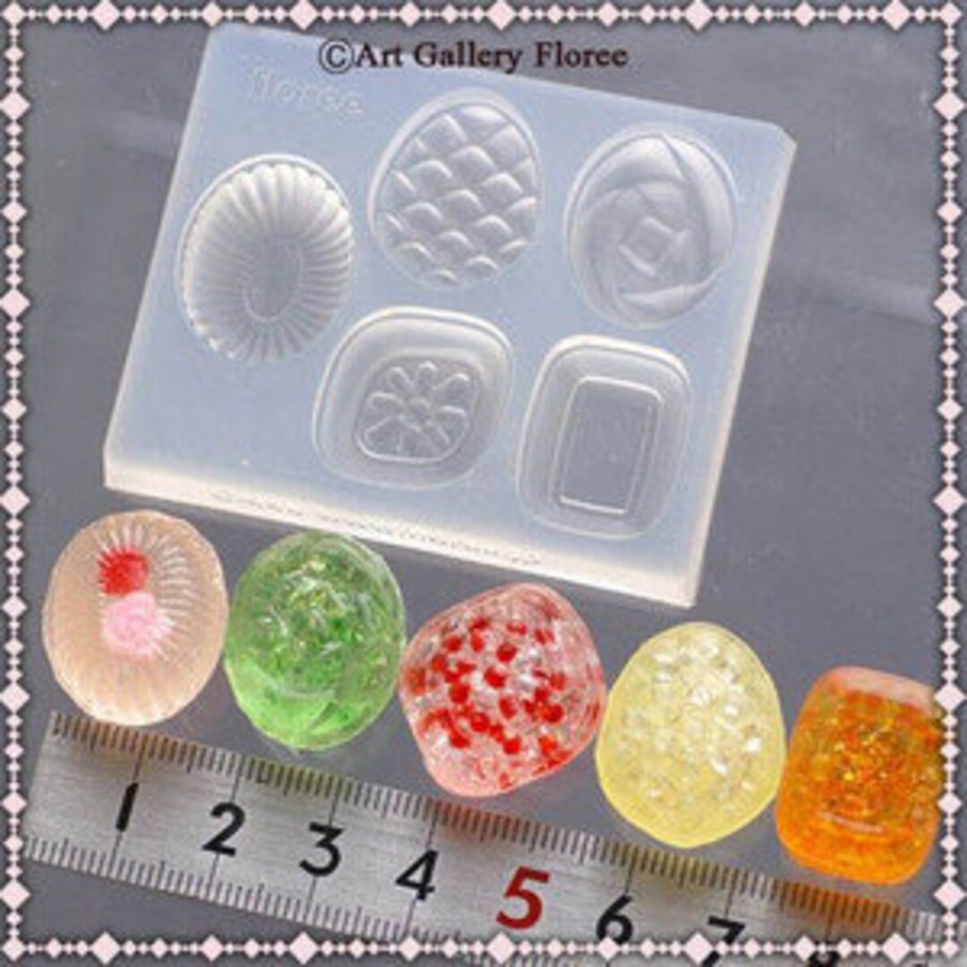 Drop Sweet Soft Mold. Floree Miniature Sweet Mould/mold. Five Different ...