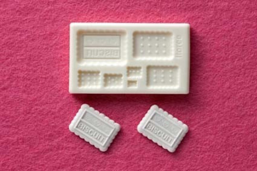 Miniature Cookie / Biscuit Plastic Mould / Mold. Floree Miniature Food ...