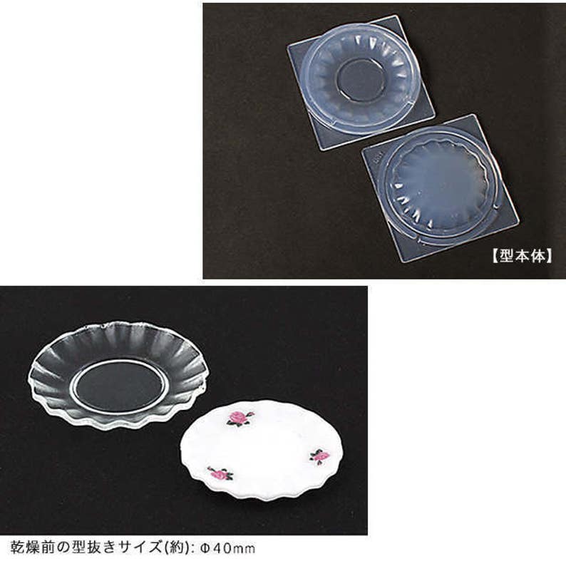 Round Plate With Fluted Edge Soft Mold. 3D Plate Mould. Makes - Etsy