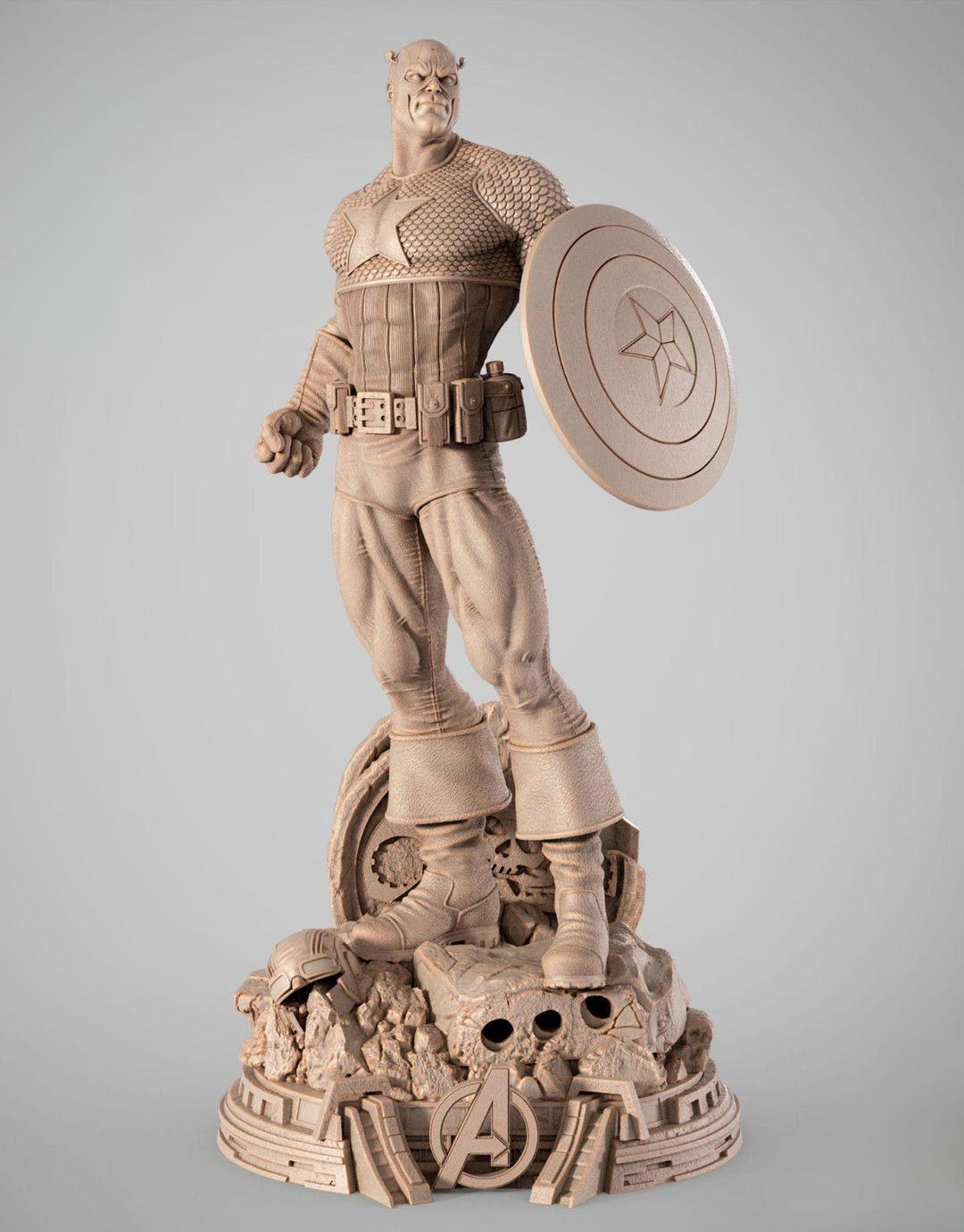 Captain America STL 3dprinting File - Etsy