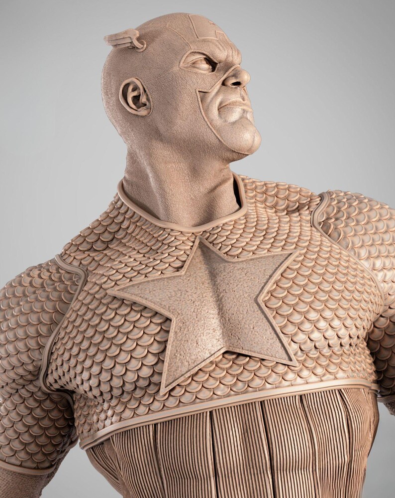 Captain America STL 3dprinting File - Etsy