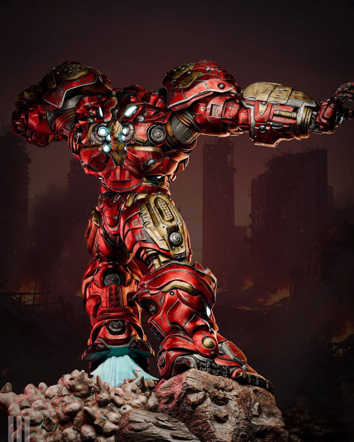 Hulkbuster STL File, 3D Print Model (digital Download - Etsy