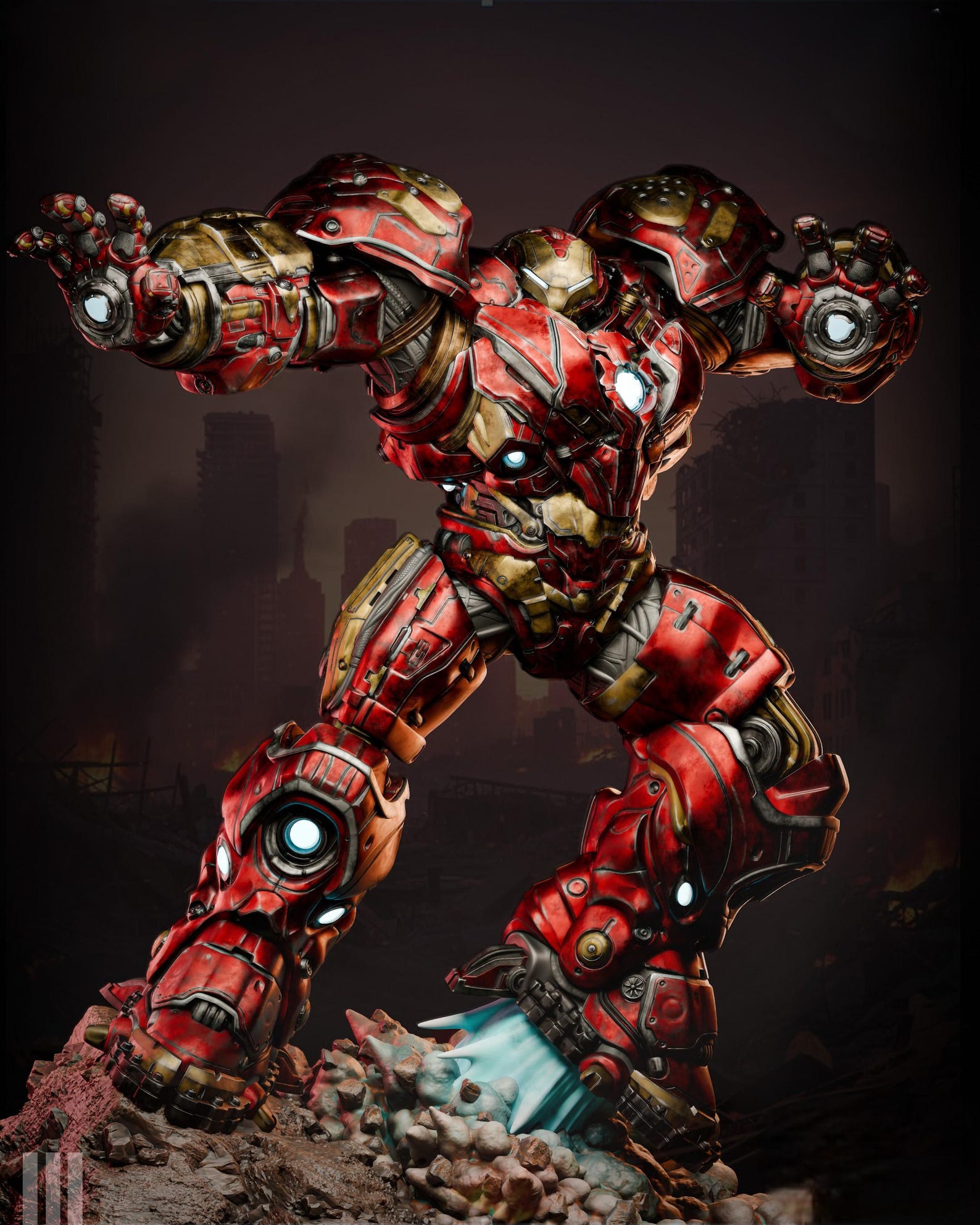 Hulkbuster STL File, 3D Print Model (digital Download - Etsy