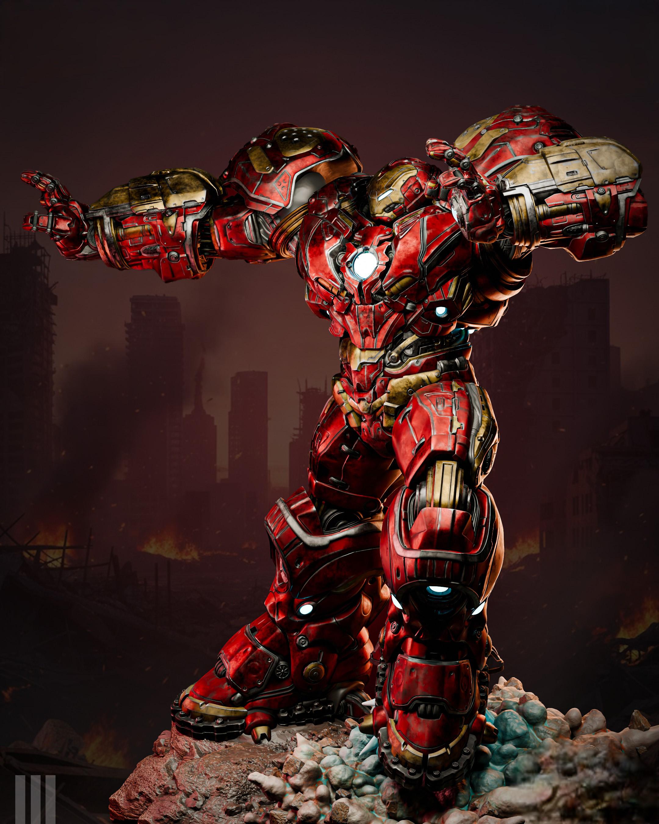 Hulkbuster STL File, 3D Print Model (digital Download - Etsy