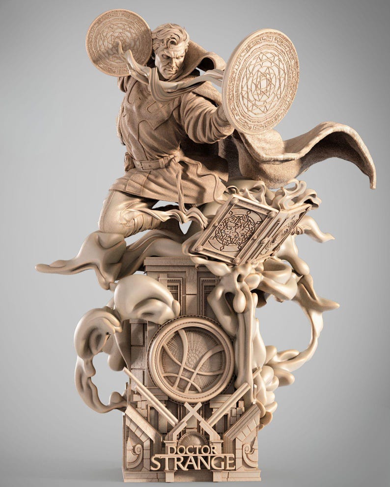 Dr. Strange STL File, 3D Print Model (digital File) - Etsy