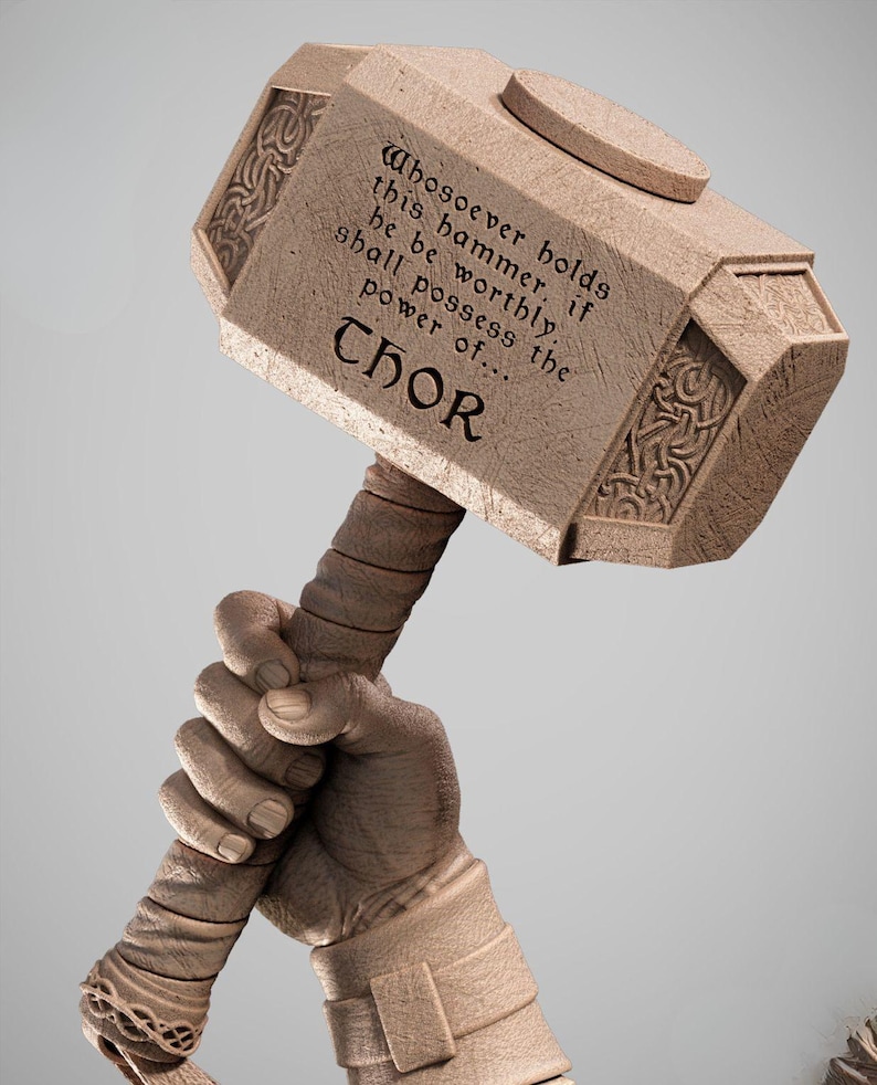 Thor 3D Print STL File (digital File) - Etsy