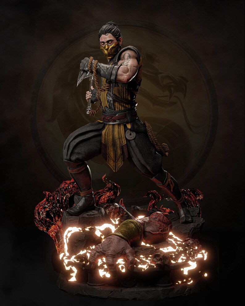 Scorpion Mortal Kombat STL - Etsy Australia