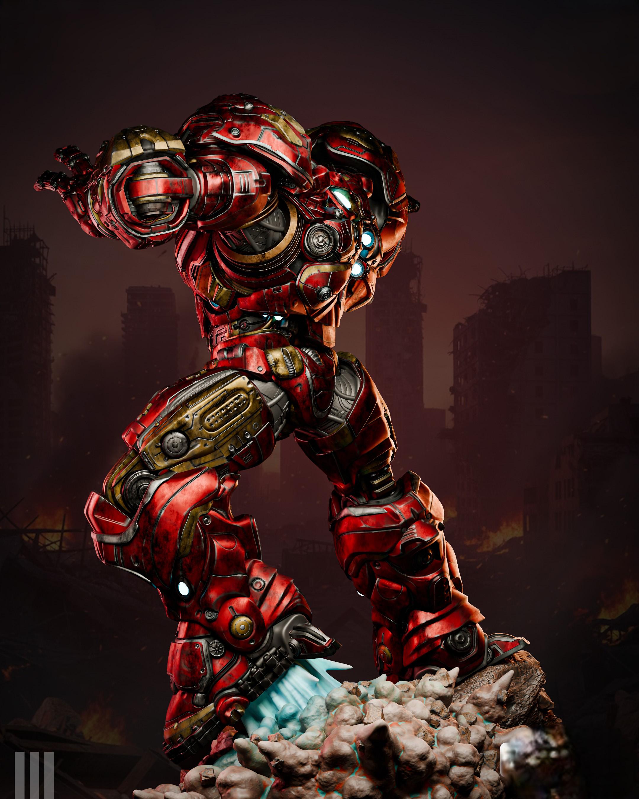 Hulkbuster STL File, 3D Print Model (digital Download - Etsy