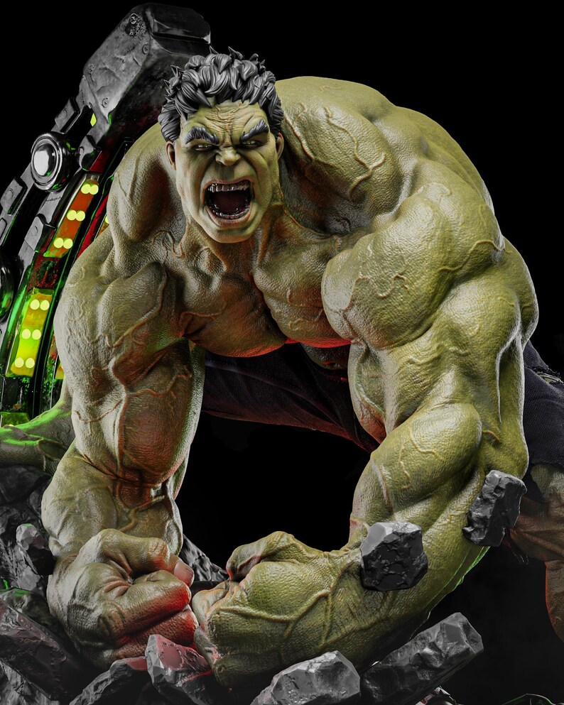 The Incredible Hulk Marvel STL - Etsy