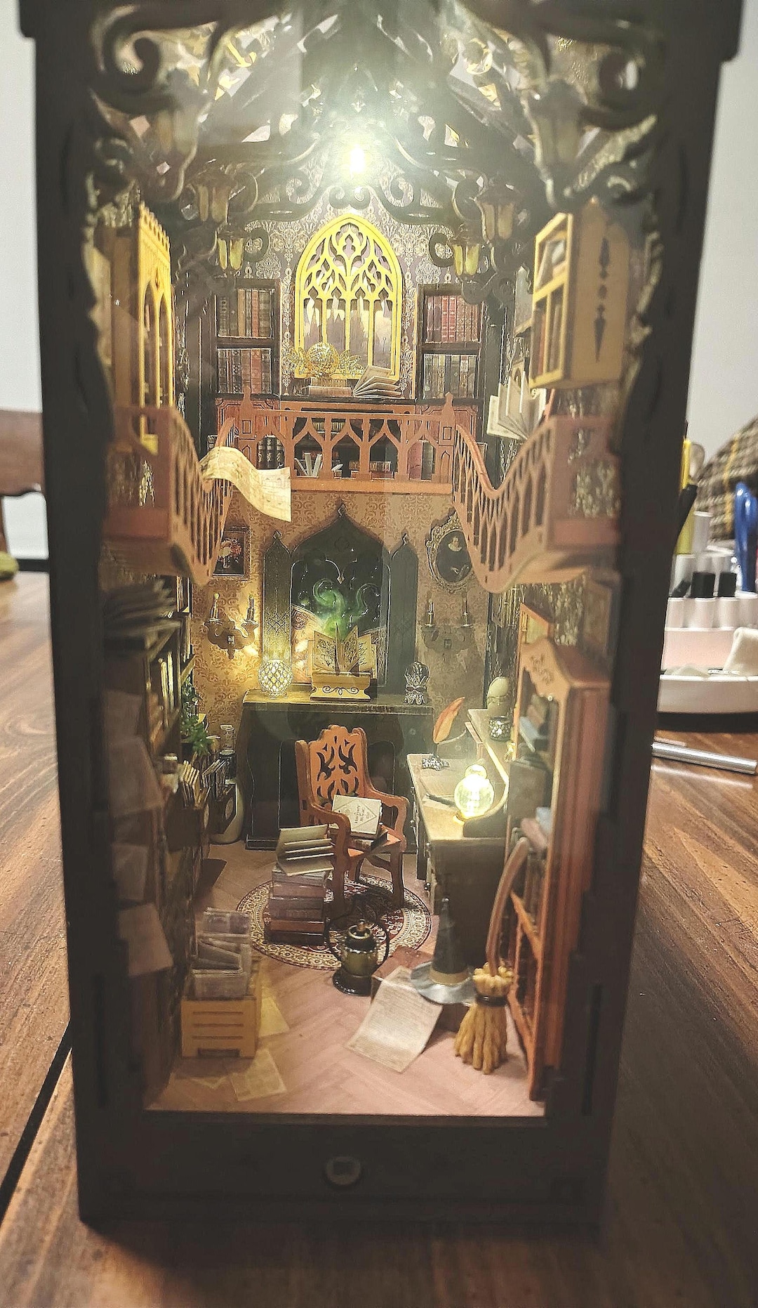 Hand Crafted Book Nooks. Preassembled. LED Motion Lights/on,off Switch ...