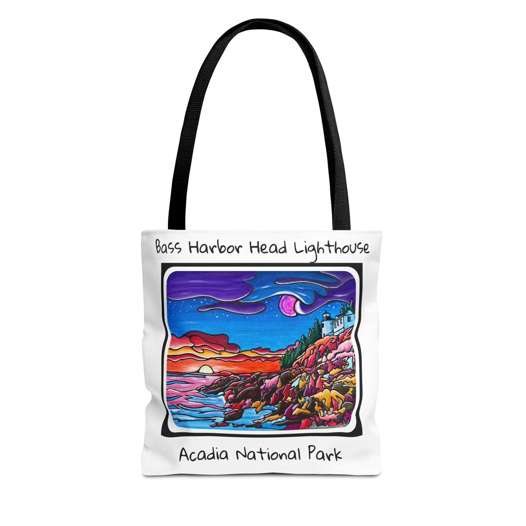 Somewhere in Maine Tote Bag, Acadia National Park, Eco-friendly Bag ...