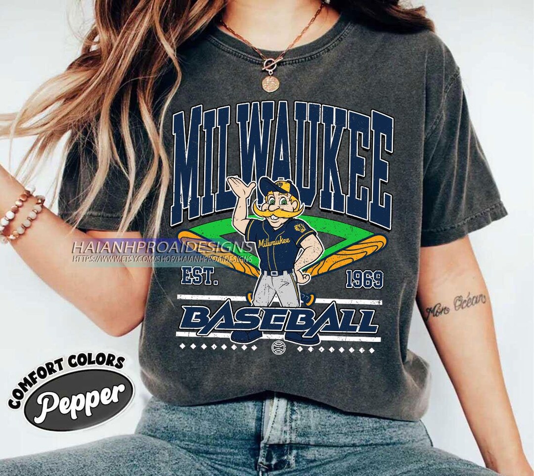 Comfort Colors® Milwaukee Brewer Classic T-shirts, Classic Baseball ...