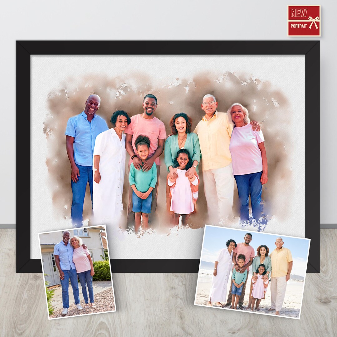 Realistic Merge of Different Photos, Add Deceased Loved One to Photo ...