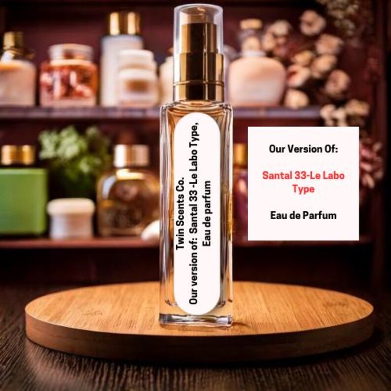 Santal 33 -le Labo Type Perfume - Woody Sandalwood- Perfume Dupe ...