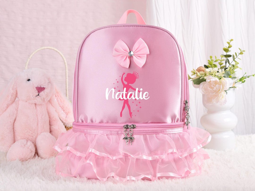 Little Ballerina Backpack,personalized Ballet Dancing Bag,girl Dance ...