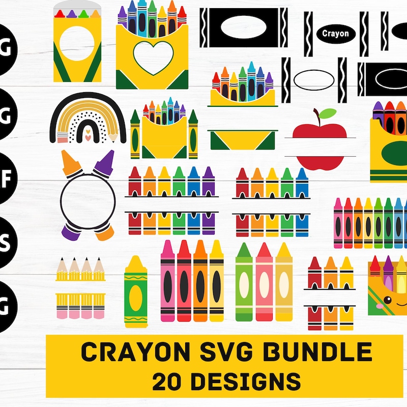 Crayola Svg - Etsy