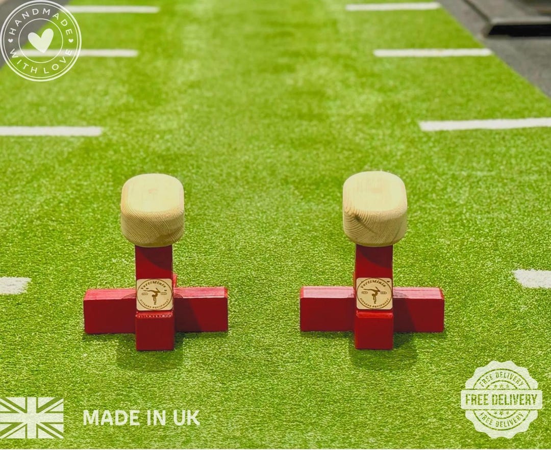 Handstand Blocks: Gymnastics, Yoga, Calisthenics Pedestals in Cherry ...