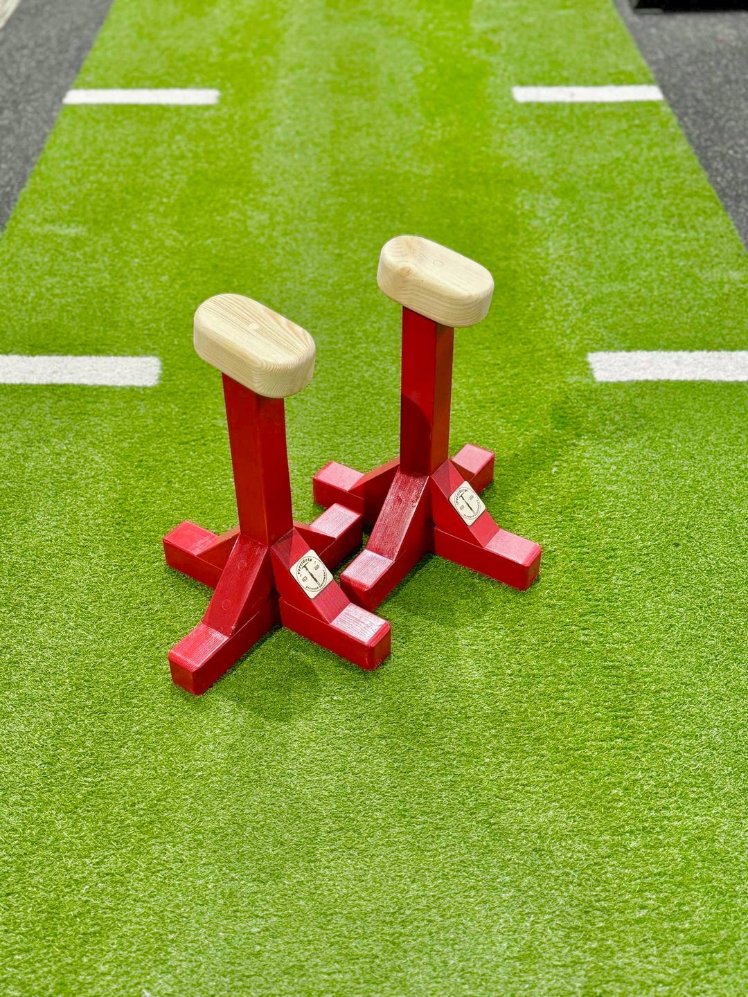 Cherry Red Handstand Canes premium Gymnastics Pedestals Handstand ...