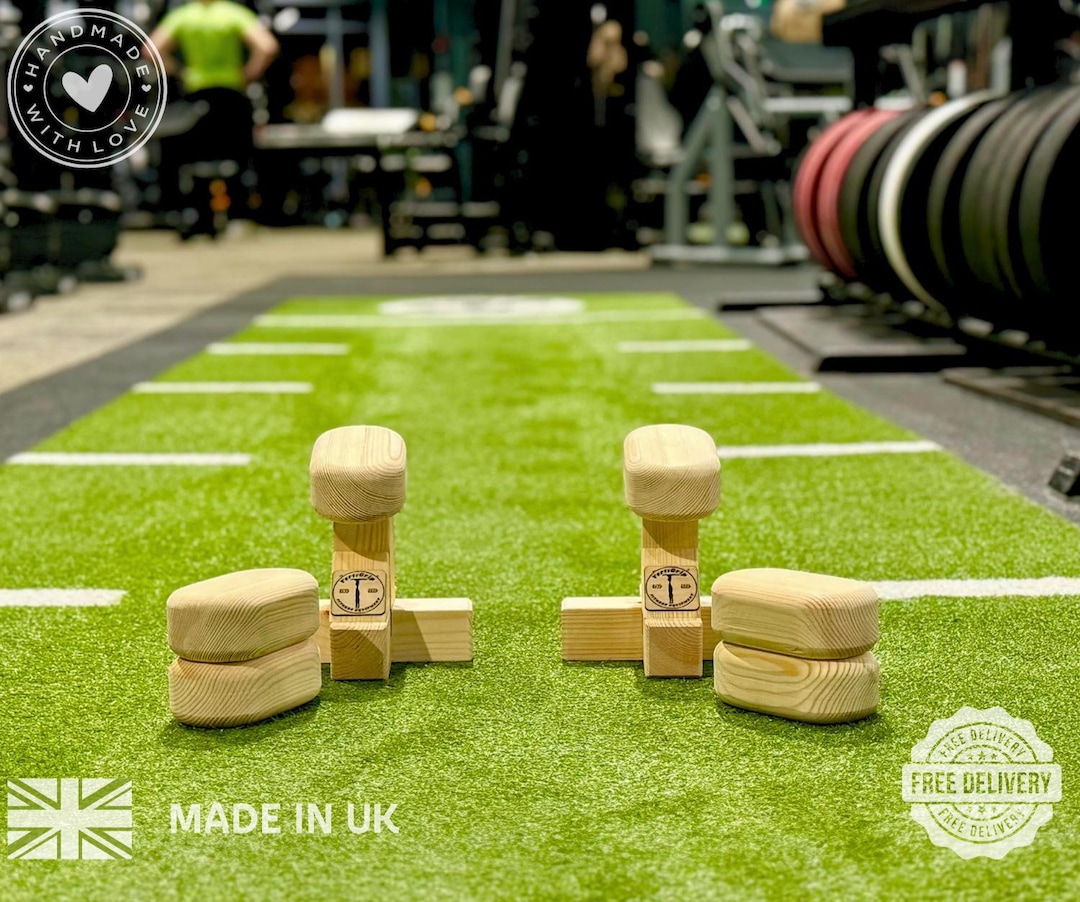 Handmade Gymnastics Handstand Blocks Set, Calisthenics Training ...