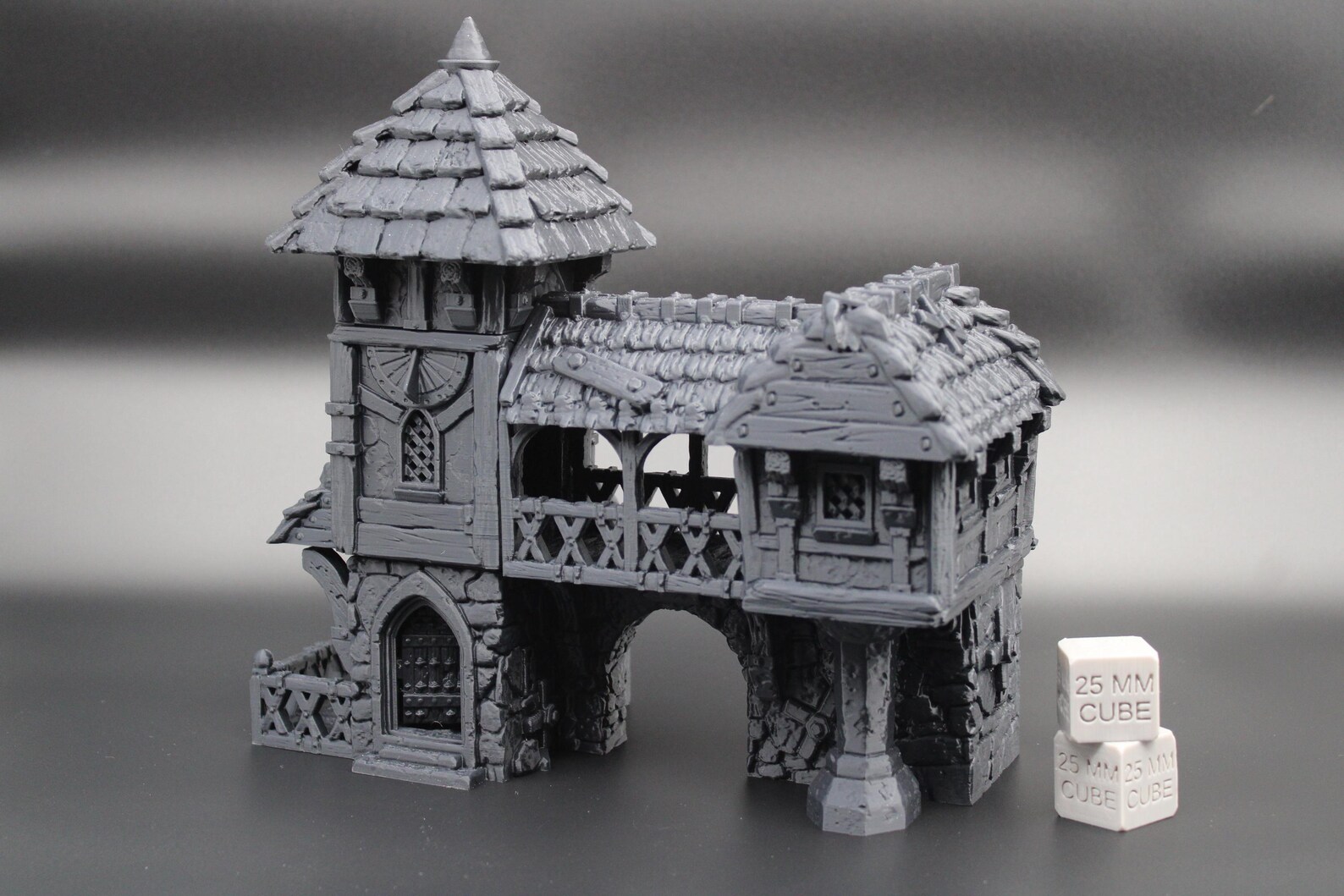 Tabletop Terrain Garrison Guard Post Barracks Dnd RPG Skirmish 32mm - Etsy
