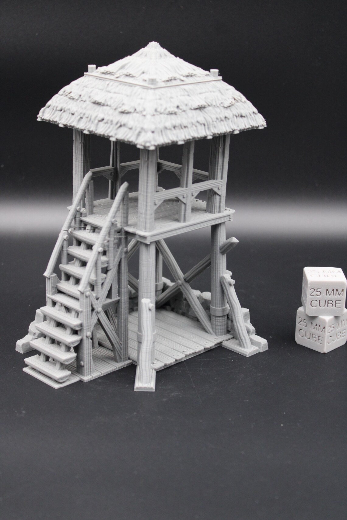 Tabletop Terrain Fantasy Watchtower Defense Dnd RPG Wargame Skirmish ...