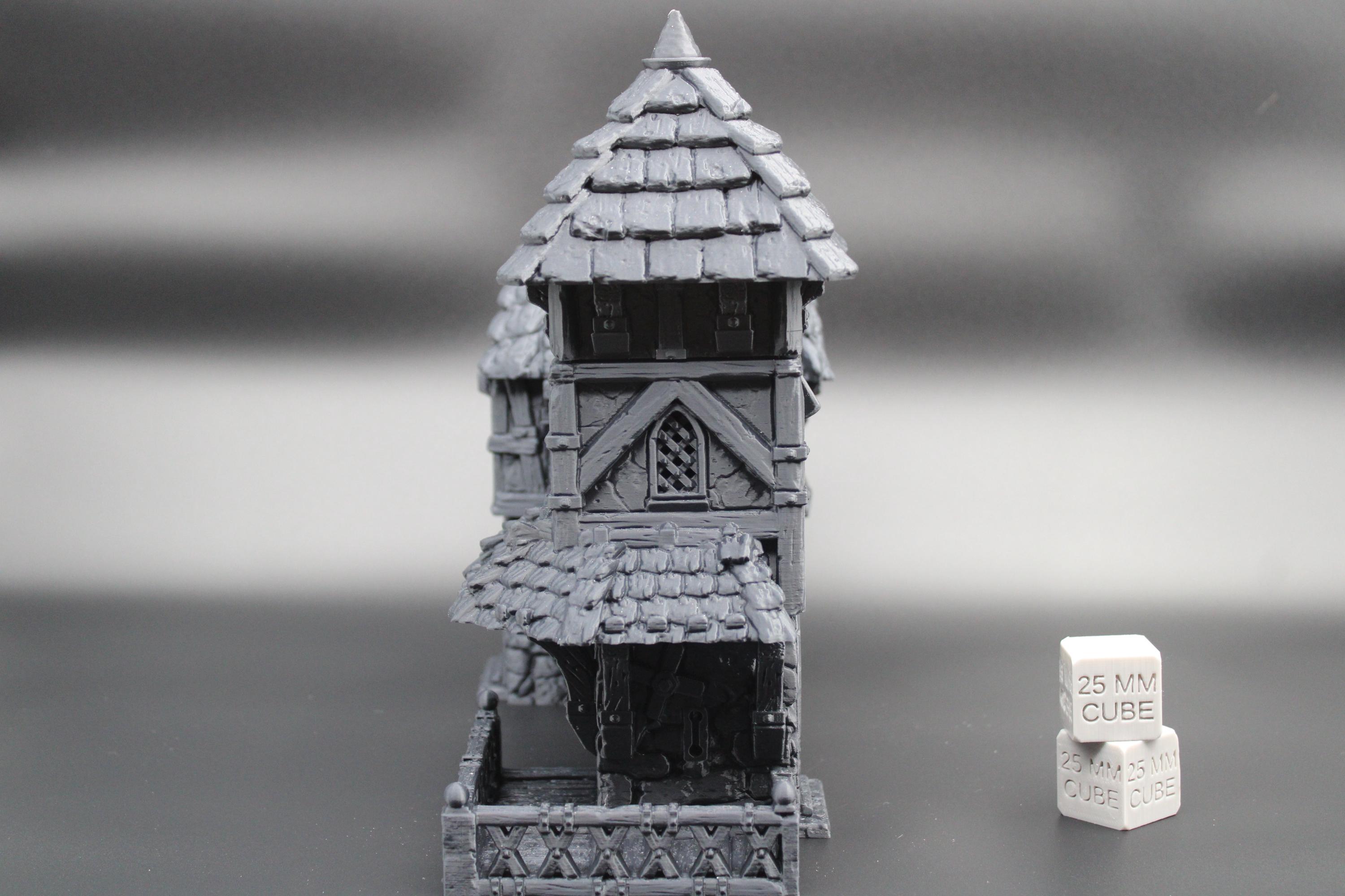 Tabletop Terrain Garrison Guard Post Barracks Dnd RPG Skirmish 32mm - Etsy