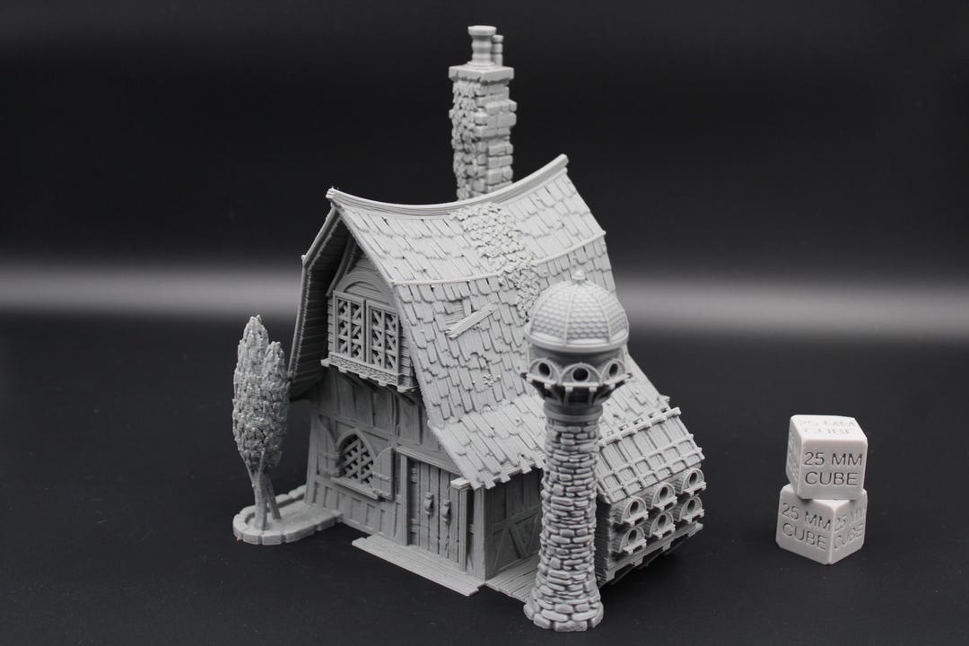 Tabletop Terrain Bird Pigeon Post Office Dnd RPG Wargame Skirmish 28mm ...
