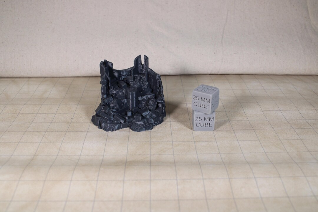 Tabletop Terrain Elven Forest Ruin Guard Tower Dnd RPG Wargame Skirmish ...