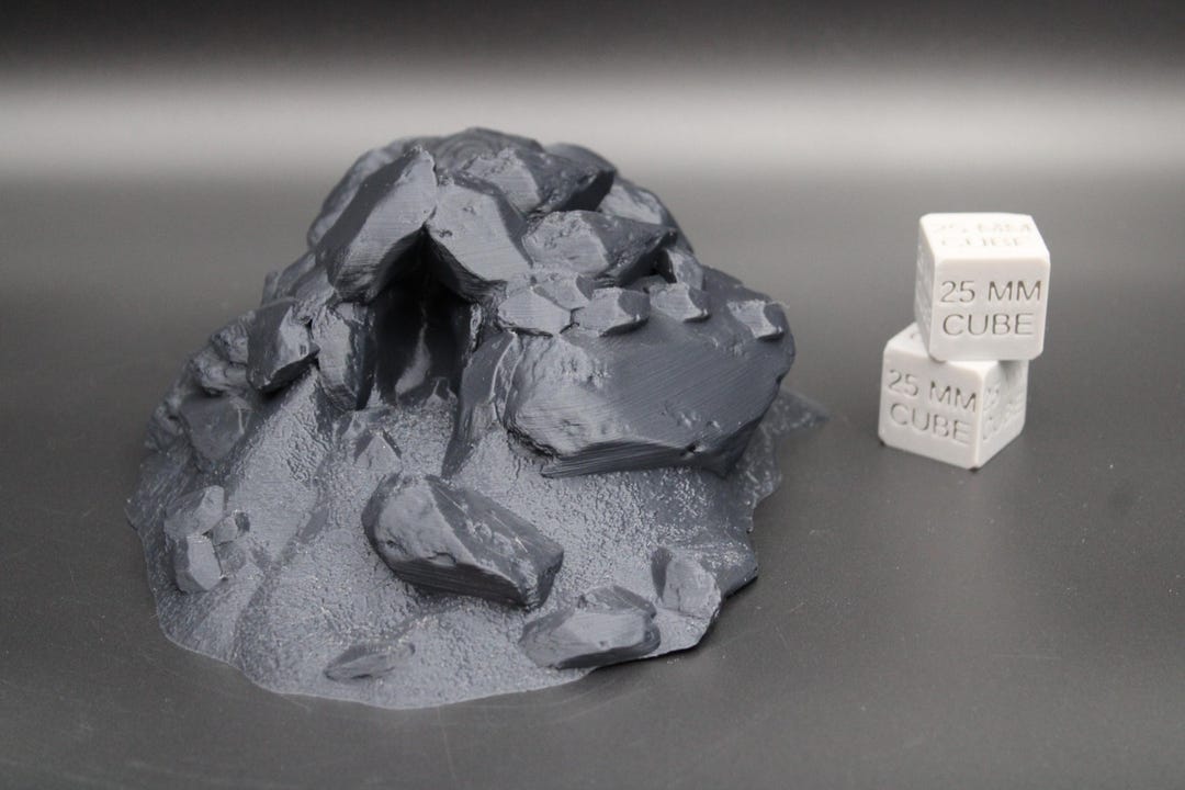 Tabletop Terrain Rock Pile Cave Dungeon Entrance Dnd RPG Skirmish 28mm ...