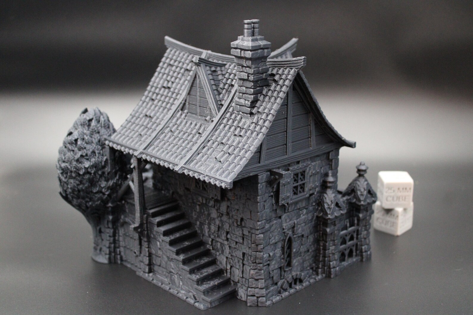 Tabletop Terrain Fantasy Water Wheel Mill Sawmill Workshop Dnd RPG ...