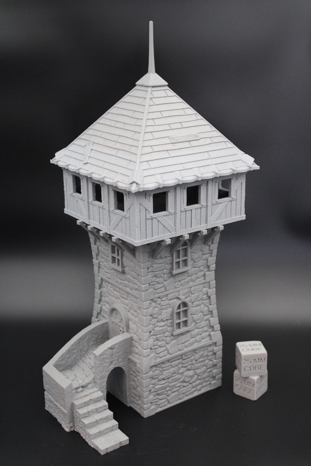 Tabletop Terrain Defense Tower Garrison Dnd RPG Wargame Skirmish 28mm ...