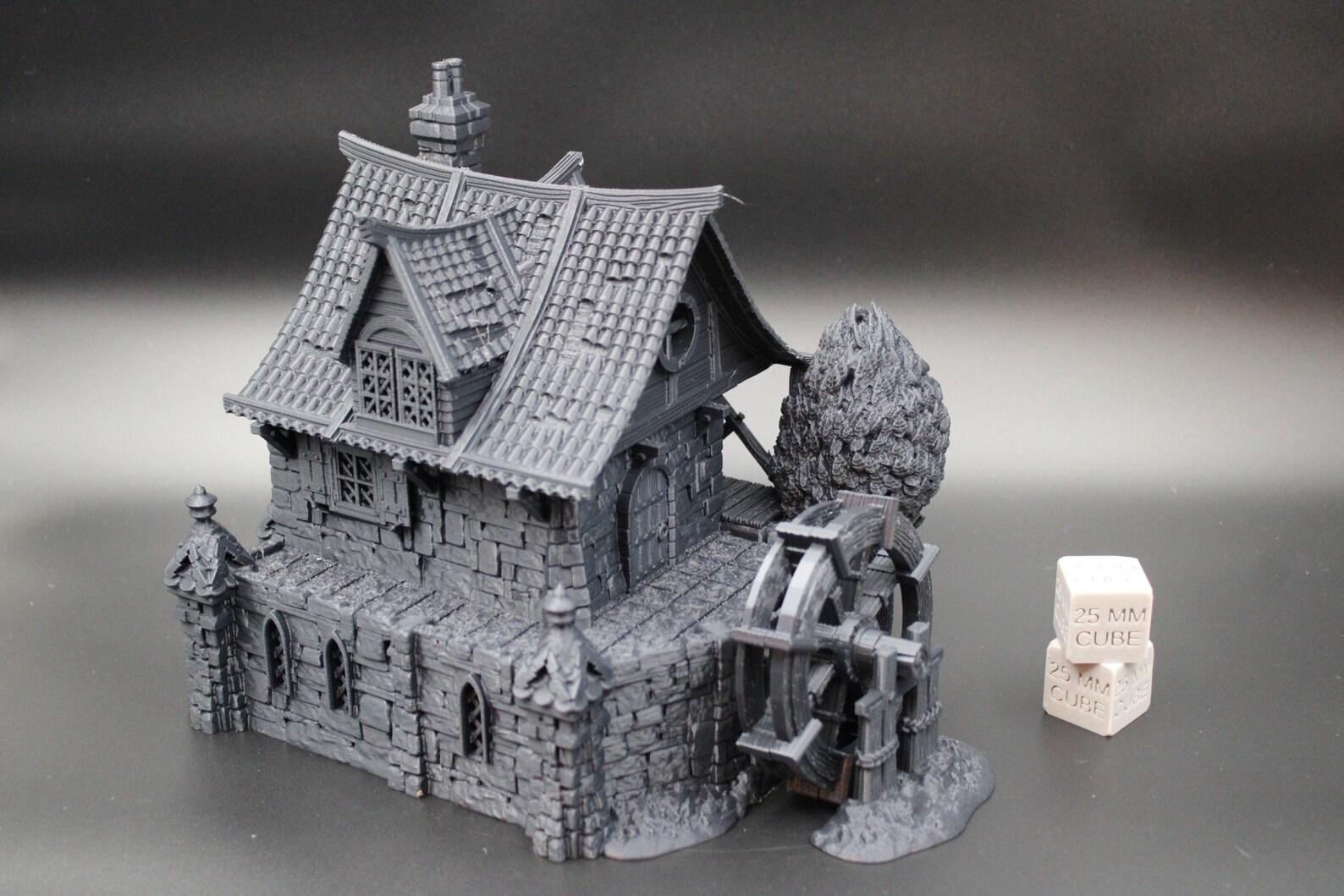 Tabletop Terrain Fantasy Water Wheel Mill Sawmill Workshop Dnd RPG ...
