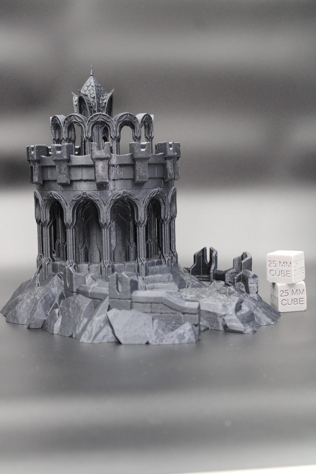 Tabletop Terrain Elven Fort Outpost Tower Temple Dnd RPG Wargame ...