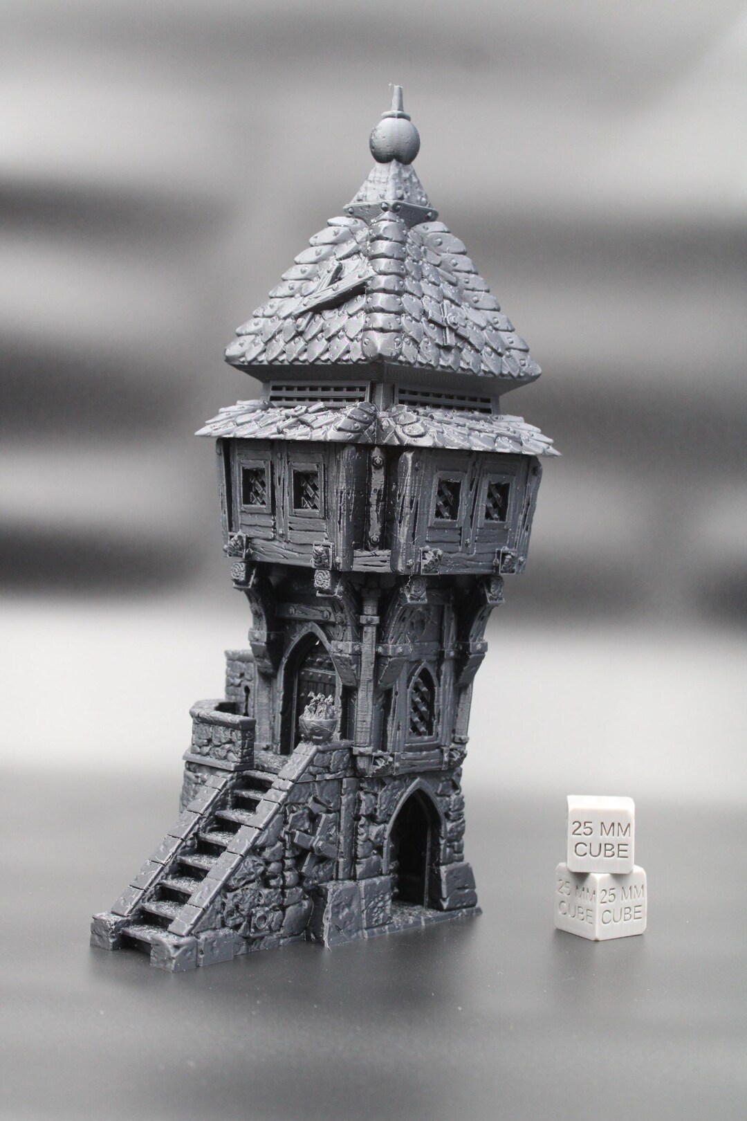 Tabletop Terrain Guard Tower Dnd RPG Skirmish 28mm - Etsy