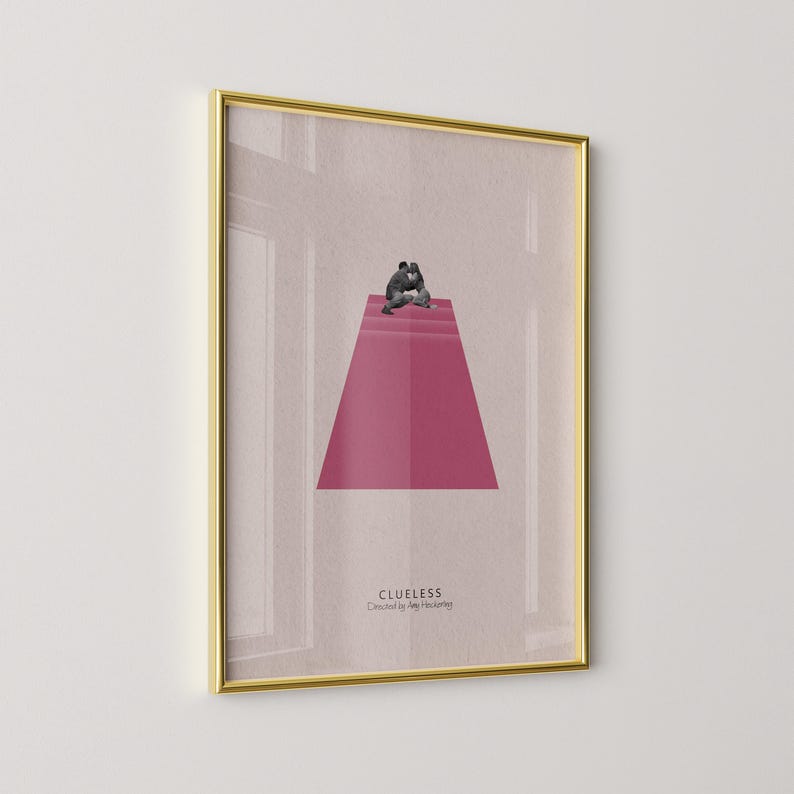 Clueless Inspired Poster: Mid-century Modern Minimalist Poster, Retro ...