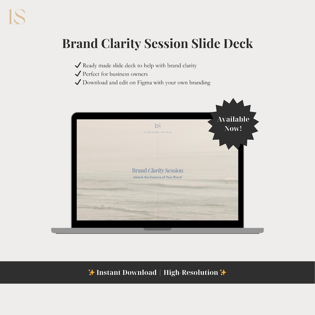 Luxury Brand Slide Deck Template for Designers & Consultants - Etsy