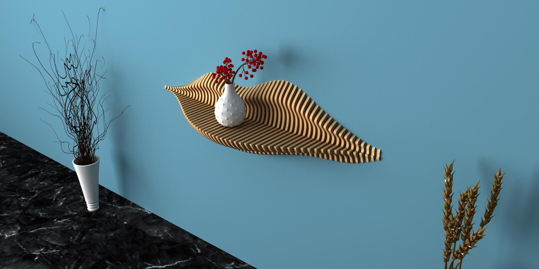 Parametric Shelf - Parametric Wall Art - Floating Shelf - Parametric ...
