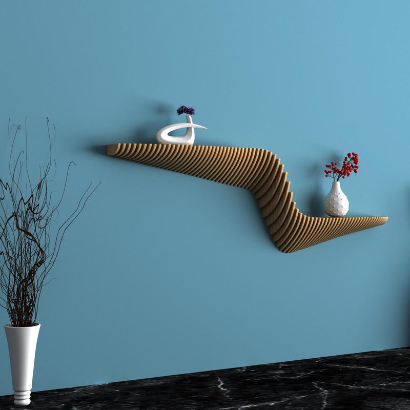 Geometric Shelf - Etsy