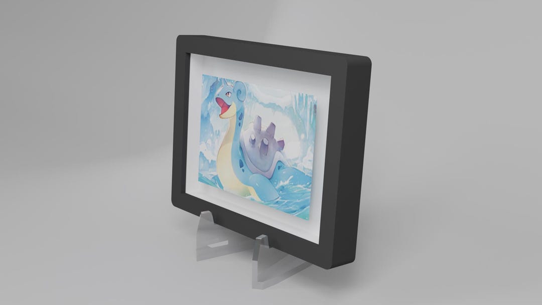 Custom Monster Shadow Box (stand Included) - Etsy