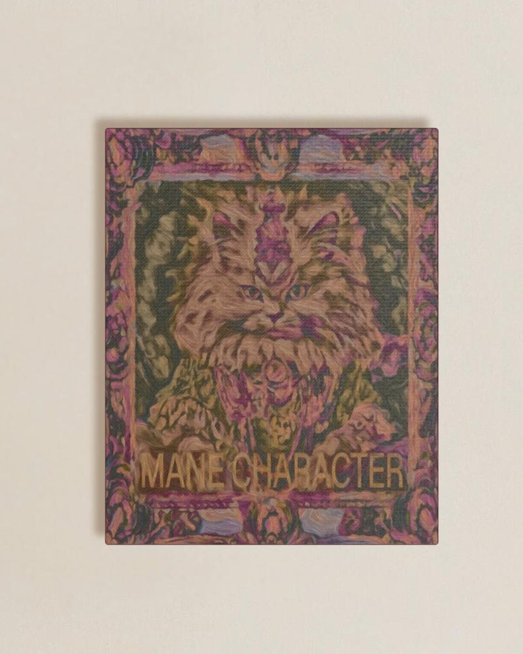 MANE CHARACTER | 8X10 Satin Stretched Wall Art - Etsy